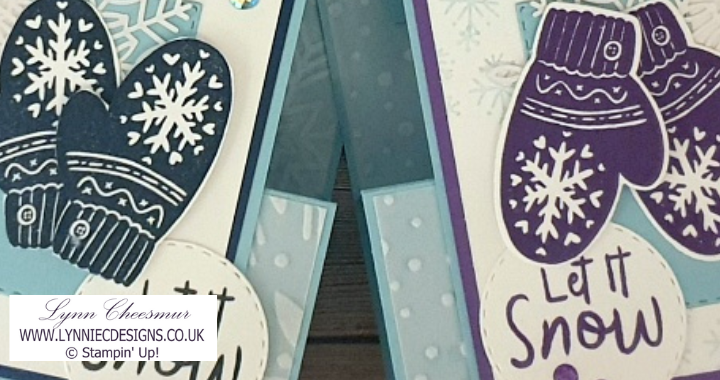 How to make Front Step Fold Christmas cards