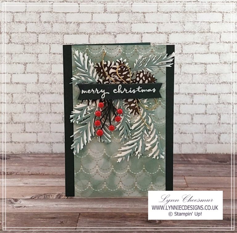 How to use patterned paper to make gorgeous Christmas cards