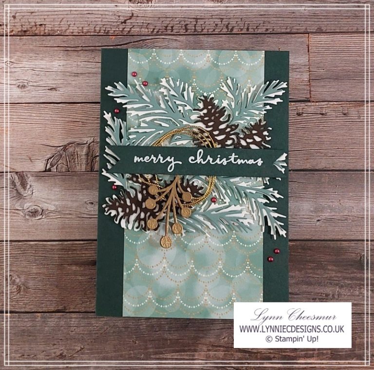 How to use patterned paper to make gorgeous Christmas cards
